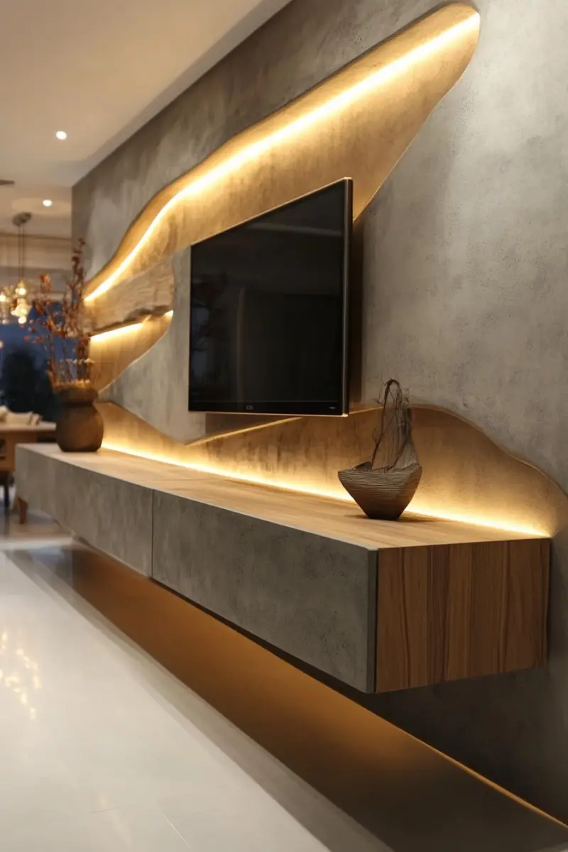 13 Sleek Floating TV Stand Ideas To Modernize Your Space – DreamyHomeStyle