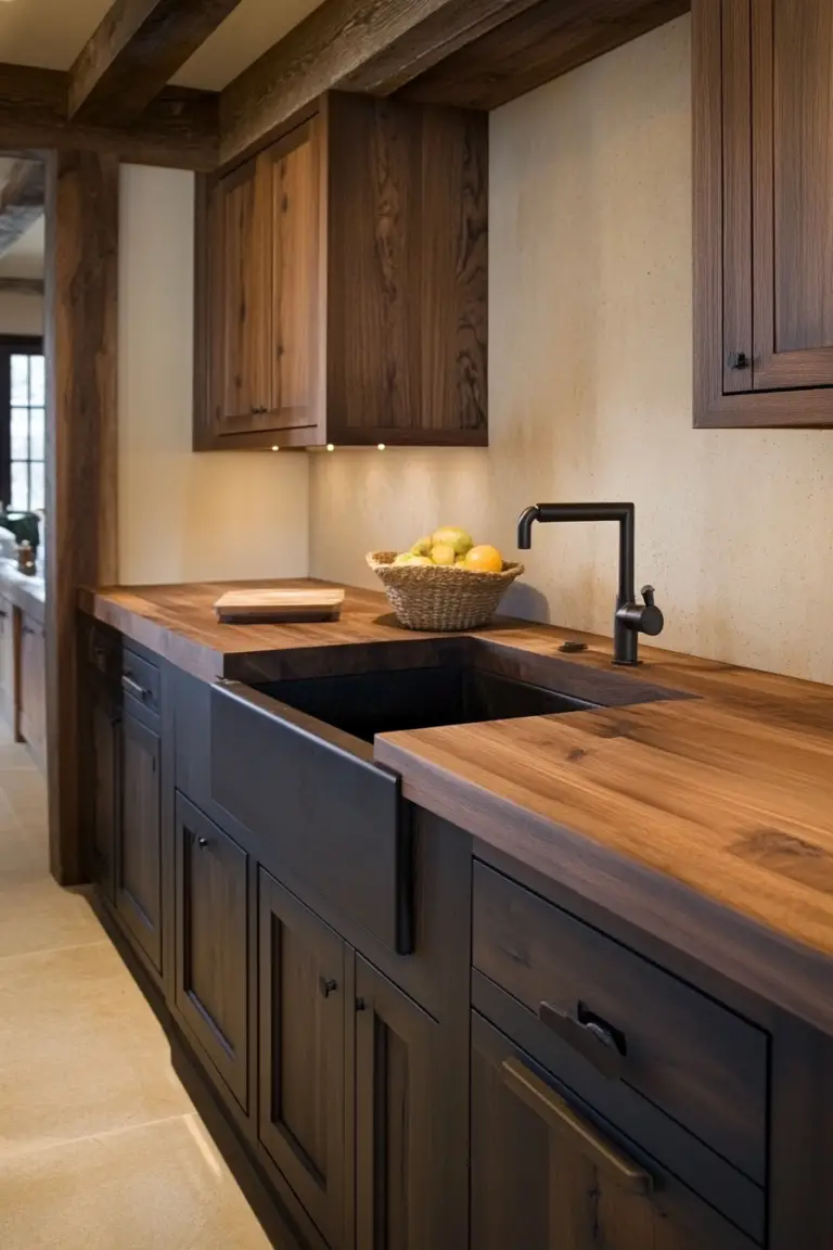 Explore 13 Kitchens That Master Dark Wood Cabinets – DreamyHomeStyle