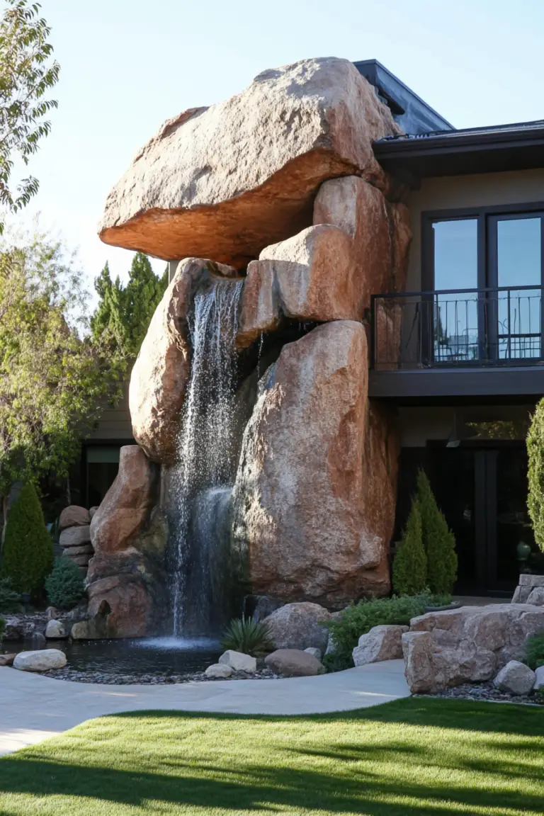 13 Eye-Catching Front Yard Rock Landscaping Ideas – DreamyHomeStyle