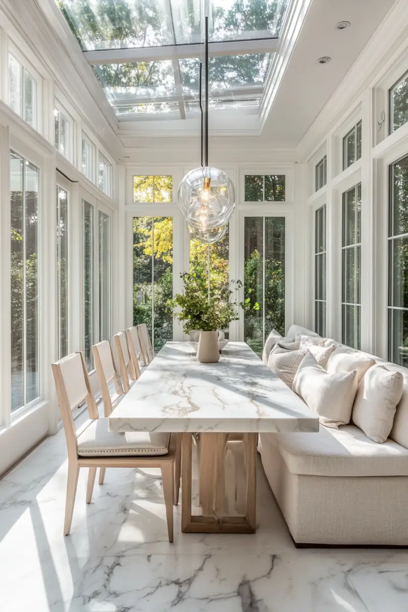15+ Sunroom Dining Room Designs For Every Style – DreamyHomeStyle