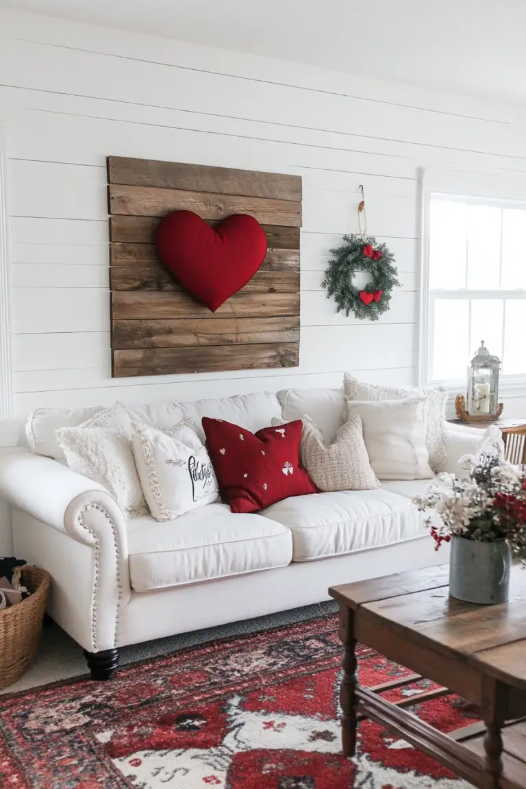 How These 11 Rustic Farmhouse Valentine’s Decor Ideas Will Transform ...