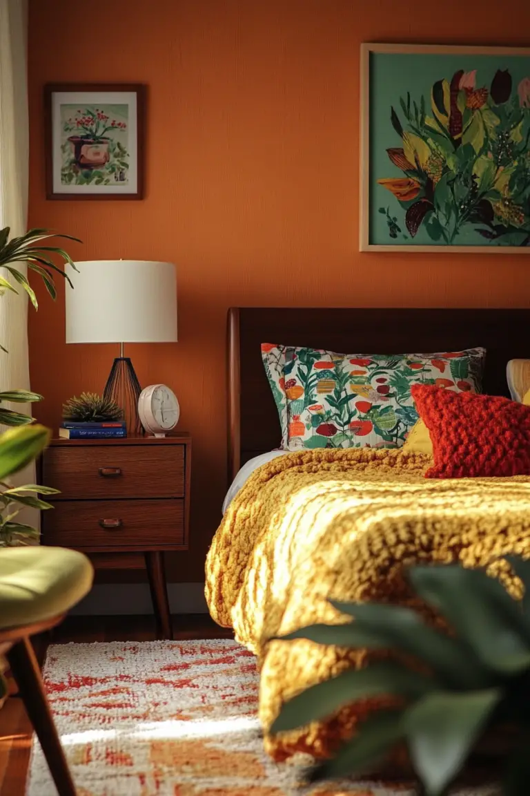 How to Achieve a Cozy Boho Mid-Century Modern Bedroom Look ...