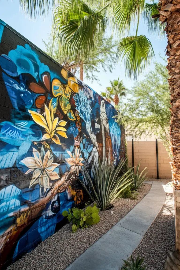 8+ Outdoor Mural Ideas That Will Make Your Backyard Stand Out ...