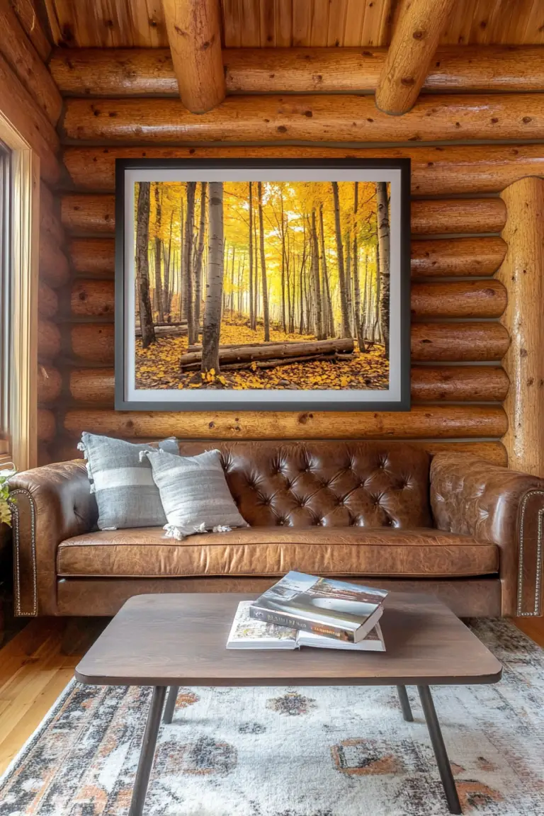 Steal the ‘Cozy Cabin’ Vibe: Wall Decor That Turns Heads! – DreamyHomeStyle