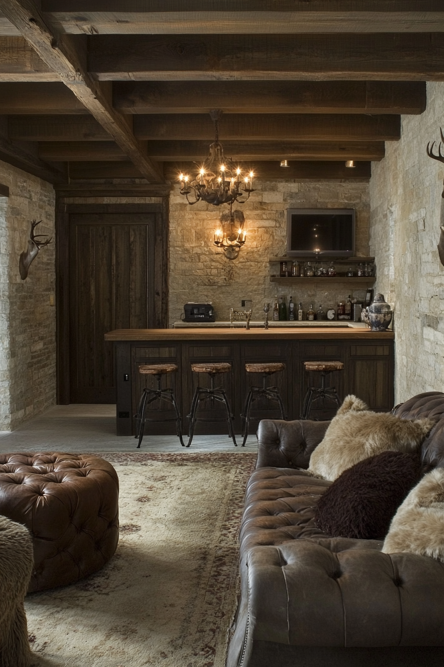 13 Rustic Basement Ideas That Will Change How You Use Your Space ...