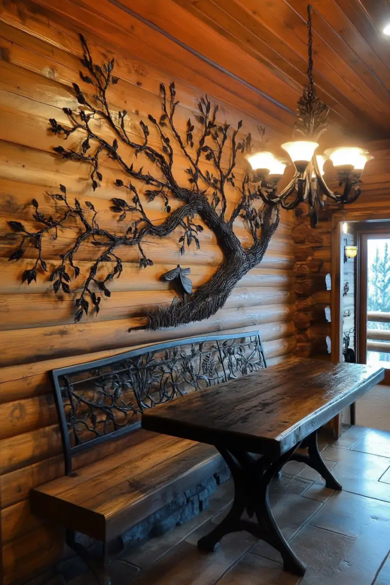 Steal the ‘Cozy Cabin’ Vibe: Wall Decor That Turns Heads! – DreamyHomeStyle