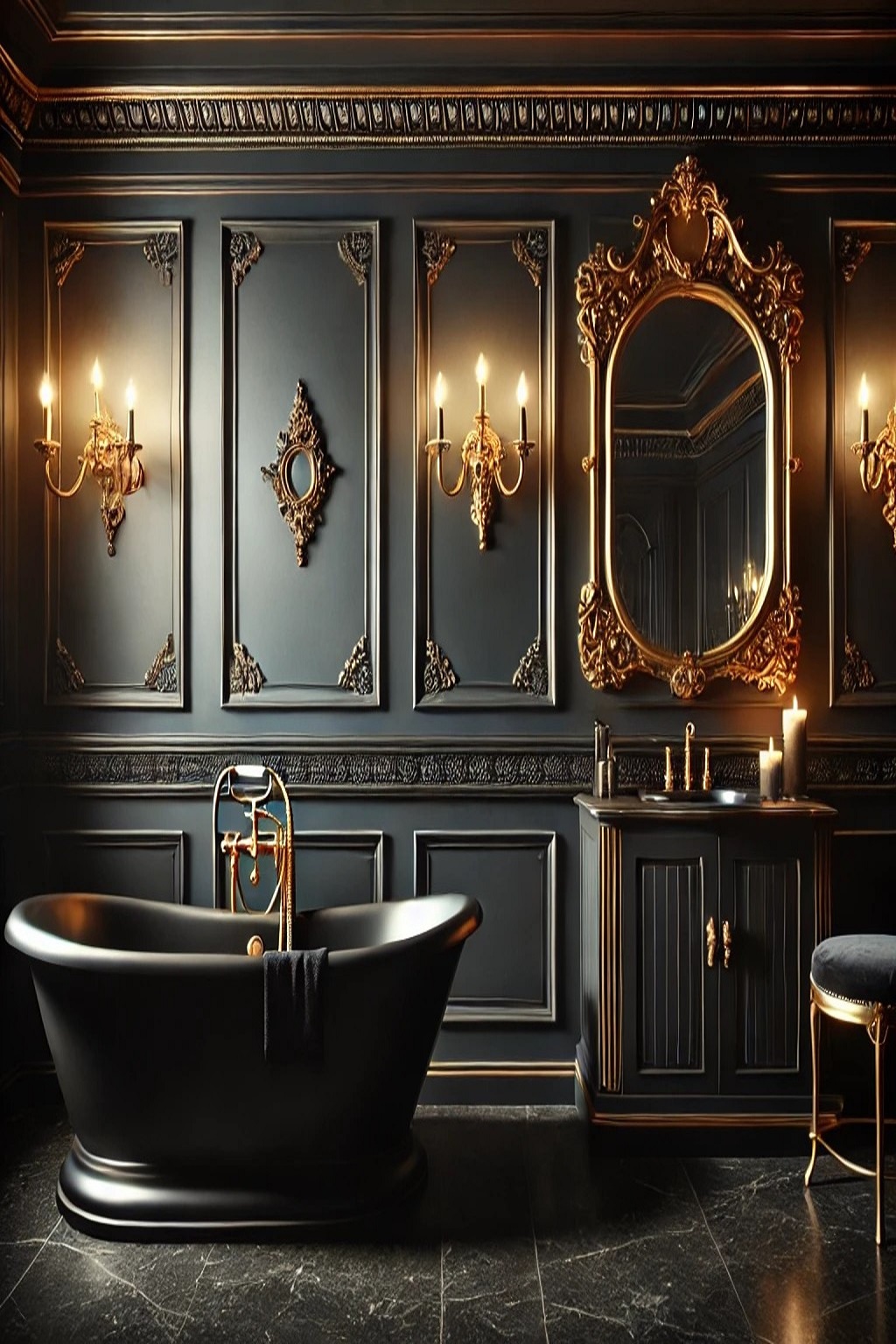 13 Gothic-Inspired Bathroom Designs That Will Leave You Spellbound ...