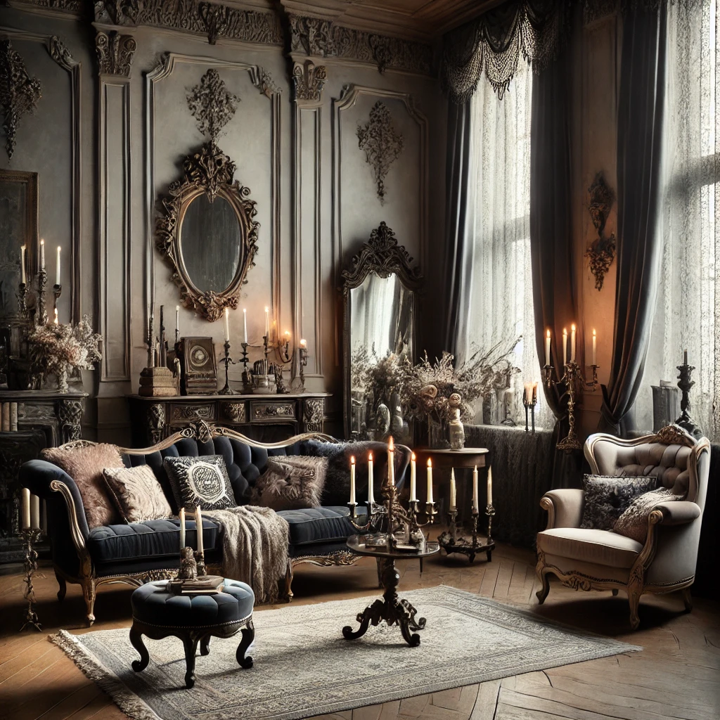 13 Haunting Goth Living Room Designs That Will Awaken Your Dark Soul ...