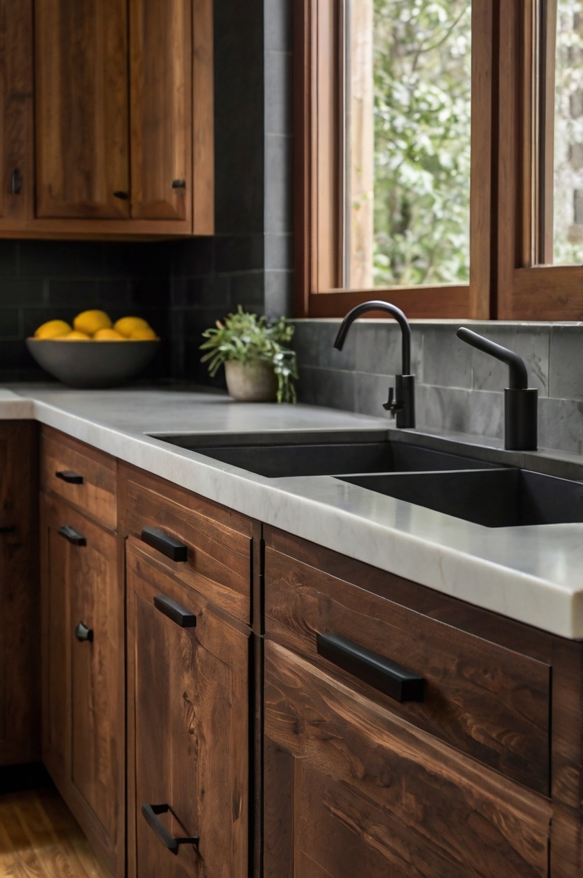 13 Trendy Knob Color Combinations For Brown Cabinets That Will Refresh ...