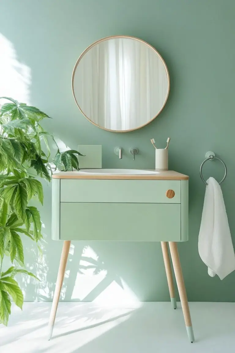 Stunning Green Vanity Bathroom Ideas For A Fresh Look – DreamyHomeStyle