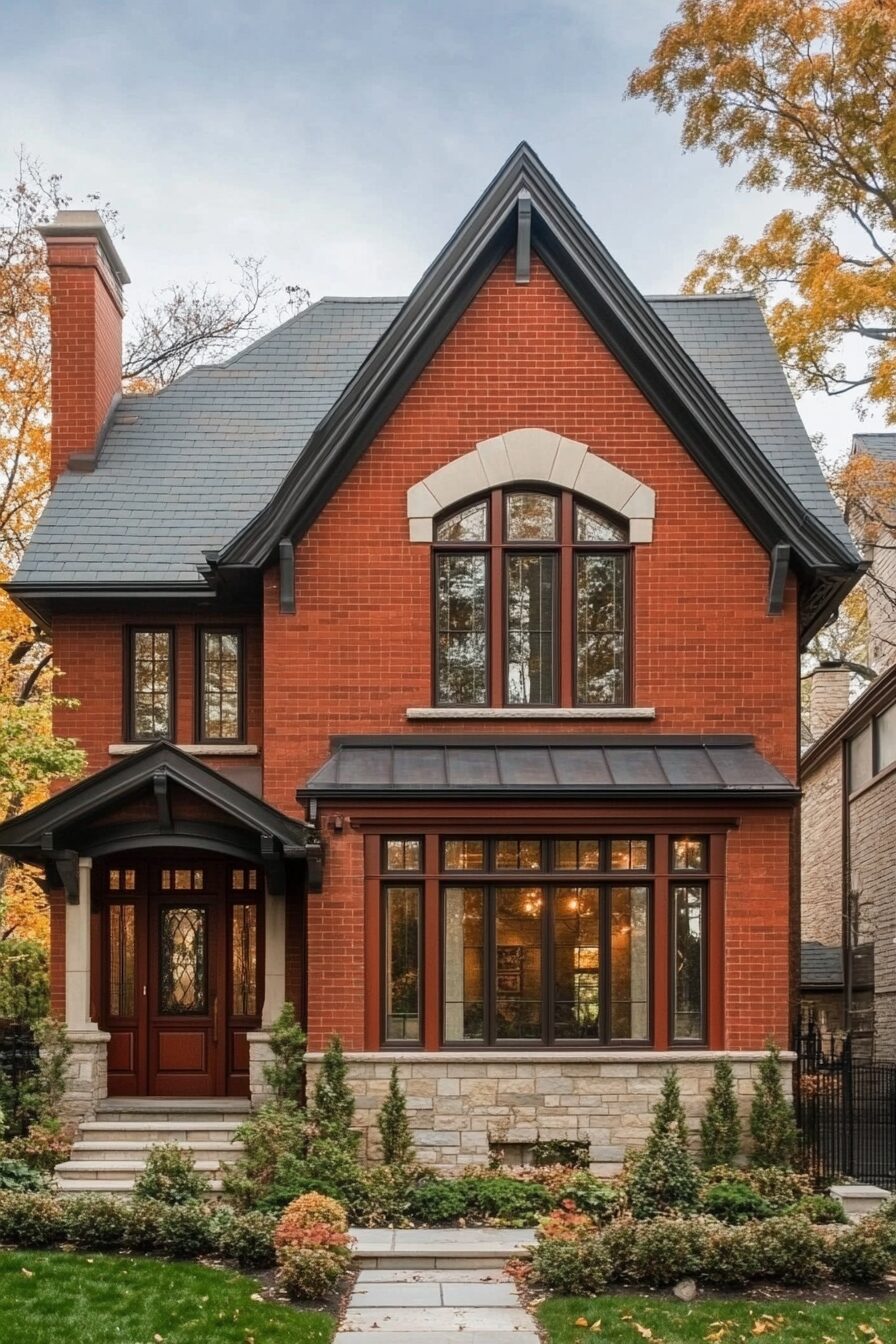 Stunning Orange Brick Exterior Color Schemes To Transform Your Home – DreamyHomeStyle