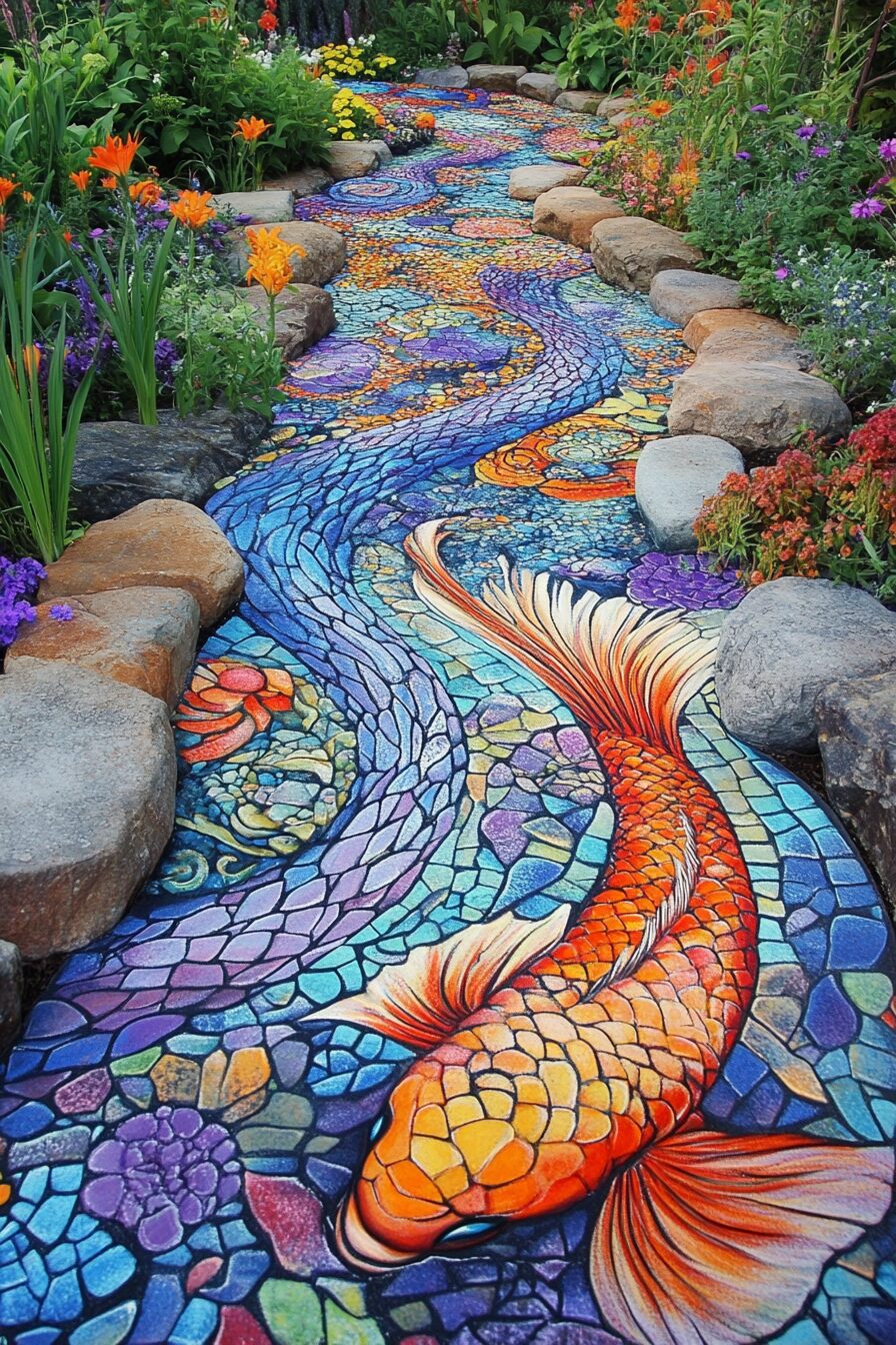 Stunning Painted Pavers to Enhance Your Outdoor Space – DreamyHomeStyle