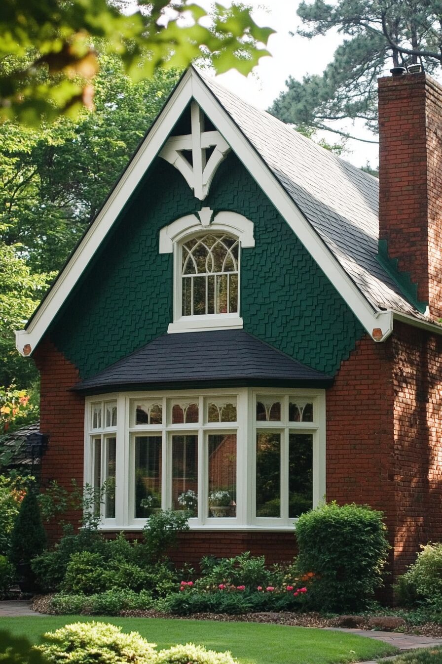 Beautiful Exterior Color Schemes for Red Brick Houses – DreamyHomeStyle