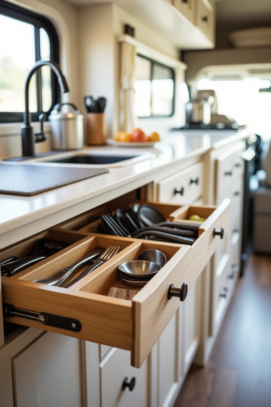 Creative Ways To Organize Your RV Kitchen – DreamyHomeStyle