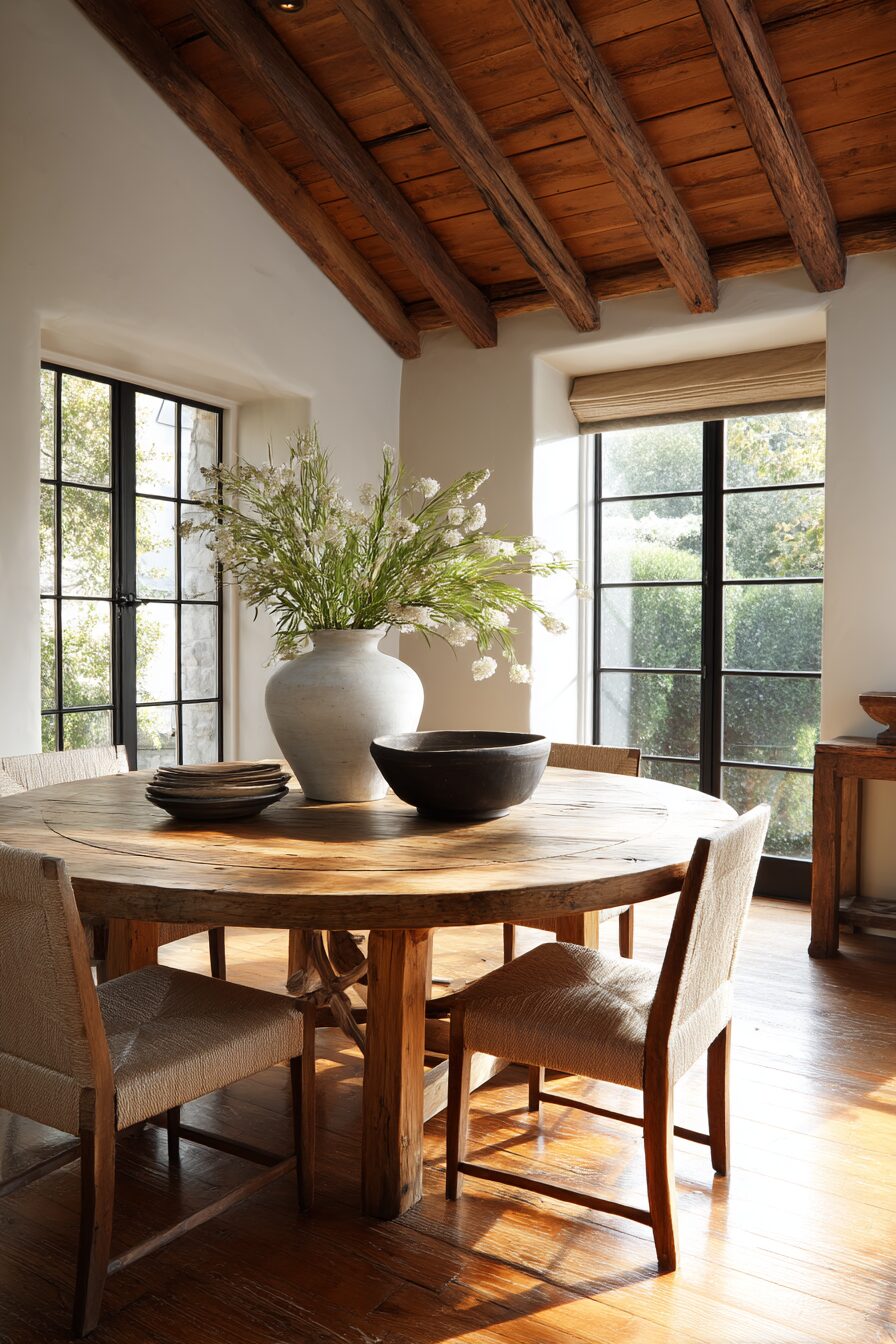 Charming Round Kitchen Table Inspirations – DreamyHomeStyle