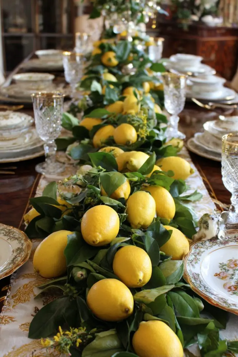 Charming Italian Table Decorations For You – DreamyHomeStyle